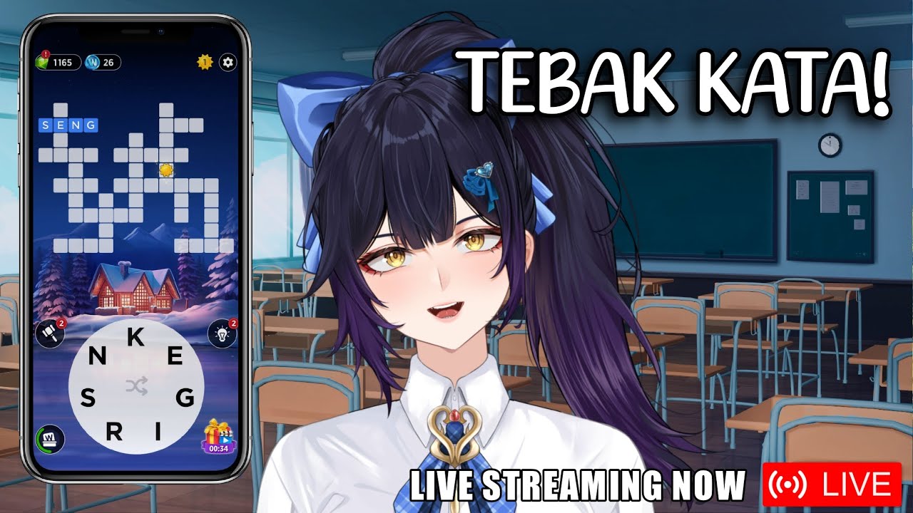 SINI MAIN TEBAK KATA! #short #vtuberindonesia #vtuber - YouTube