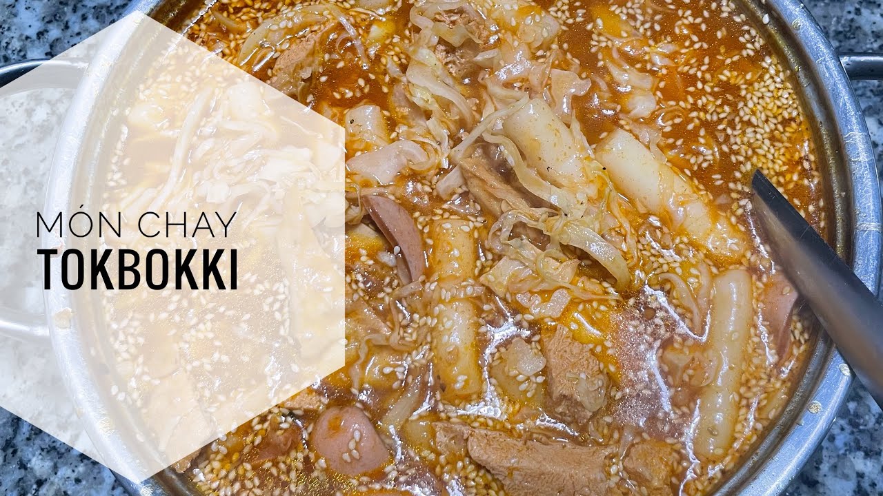 Nấu Bánh gạo Tokbokki CHAY - SALA LÊ | food - nấu món chay đơn giản ...