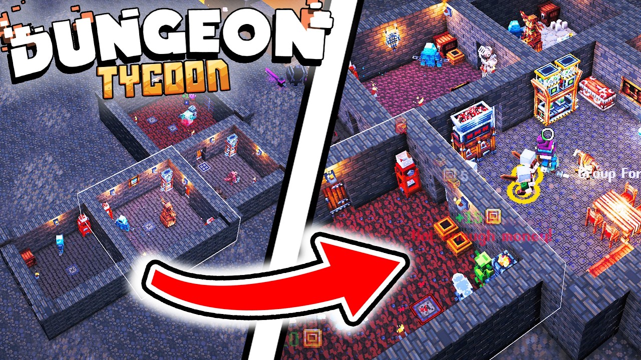 NEW Dungeon Builder & Tycoon Game!! - Dungeon Tycoon - Management Base ...