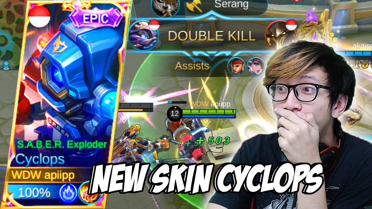 NEW SKIN CYCLOPS SABER EXPLODER KEREN BANGET - MOBILE LEGENDS INDONESIA ...