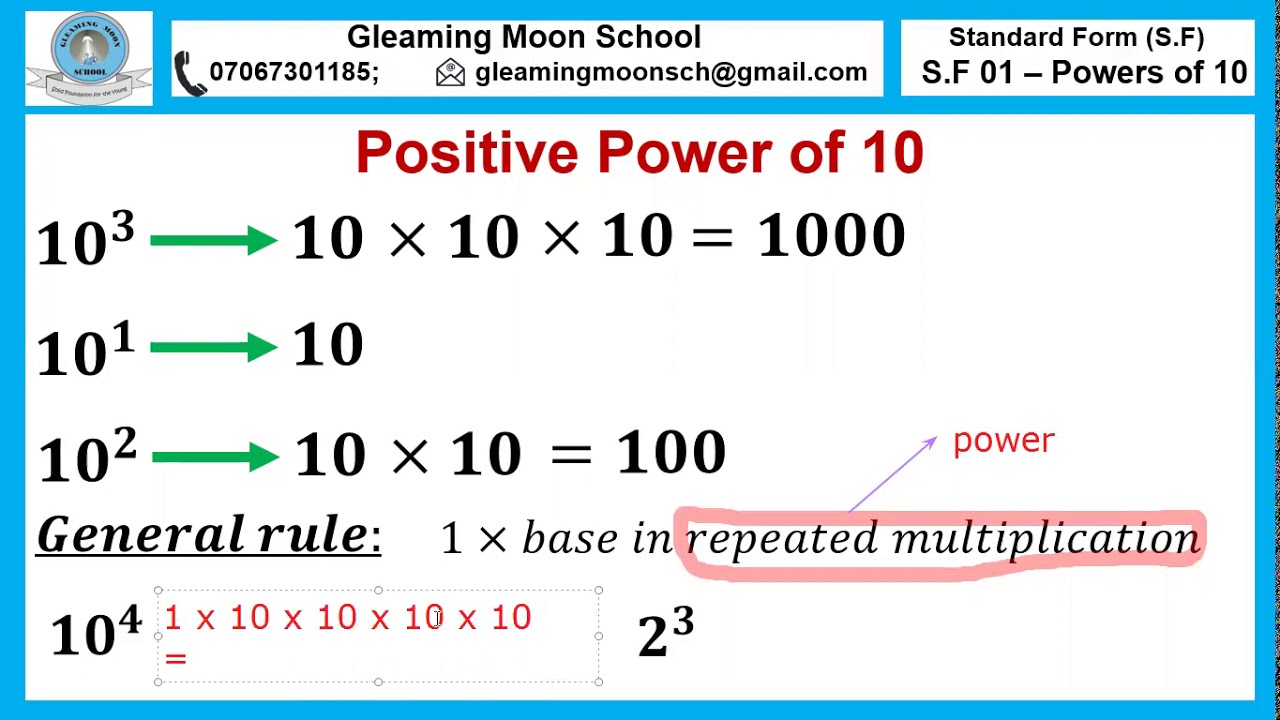 S F 01 POWERS OF 10 - YouTube