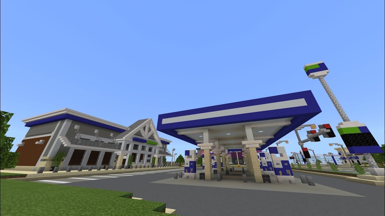 Minecraft - City Of Evansburg - Episode 33 - Royal Farms Gas Station ...