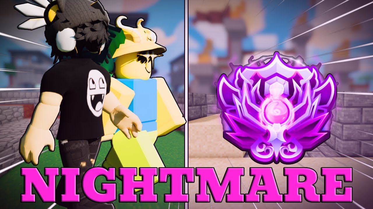 Trying to Get NIGHTMARE Ranked Part 2!!! (Roblox Bedwars) - YouTube
