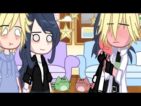 adrien and Marinette meets Future adrientte!!! •gacha MLB • {adrinette ...