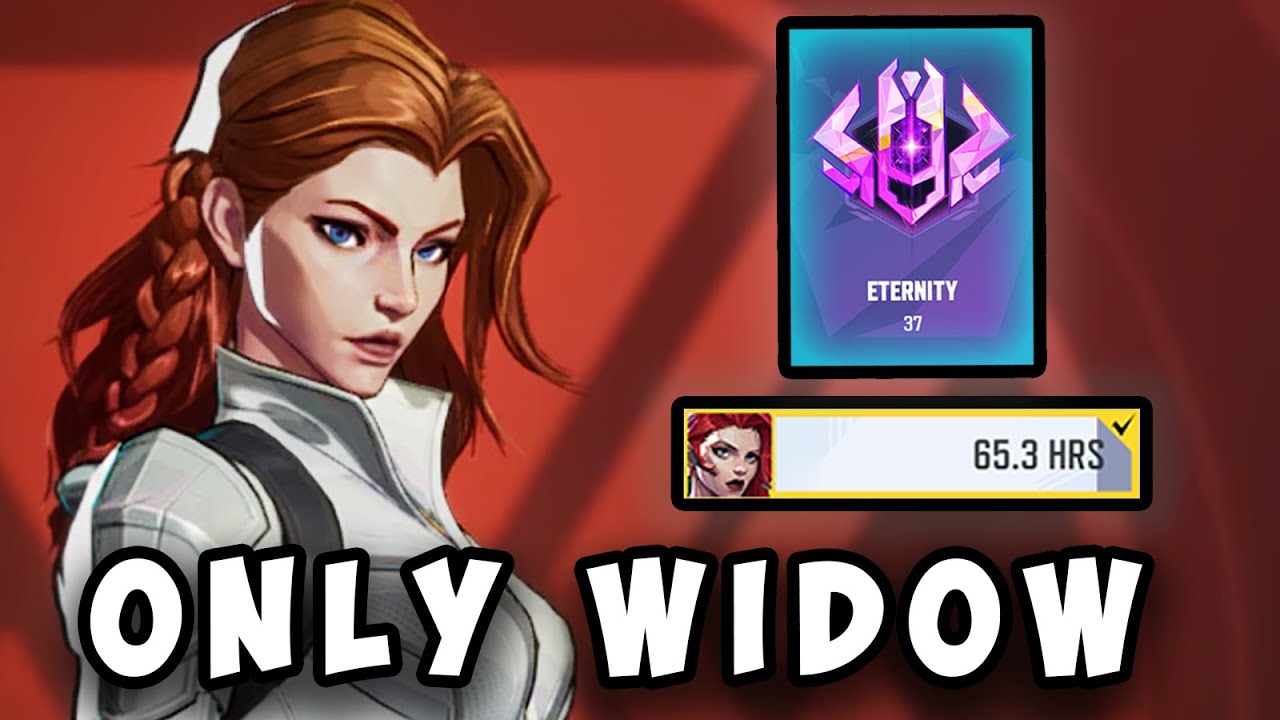 I Got Rank ETERNITY Only Using Black Widow In Marvel Rivals! - YouTube