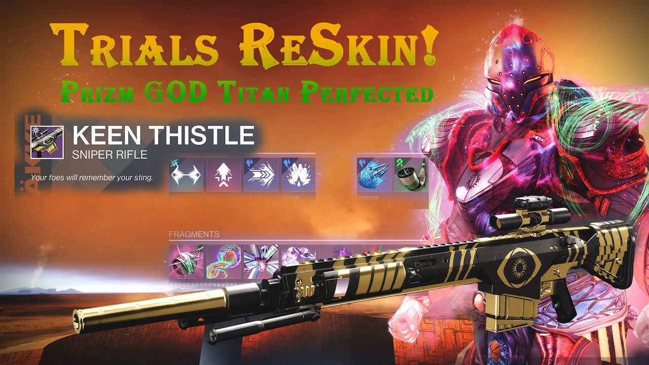 🔴LIVE! - TRIALS RESKIN! - Flawless Prism GOD Titan - YouTube