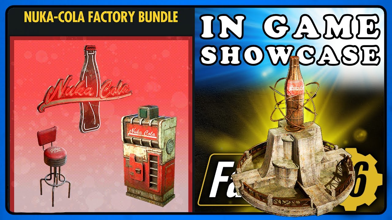 Fallout 76: Nuka Cola Factory Bundle and Nuka Cola Fountain Review. In ...
