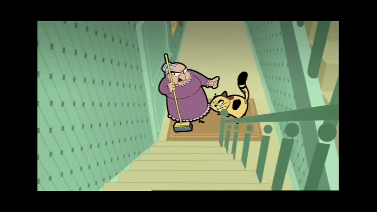 mr bean angry mrs wicket smash door - YouTube