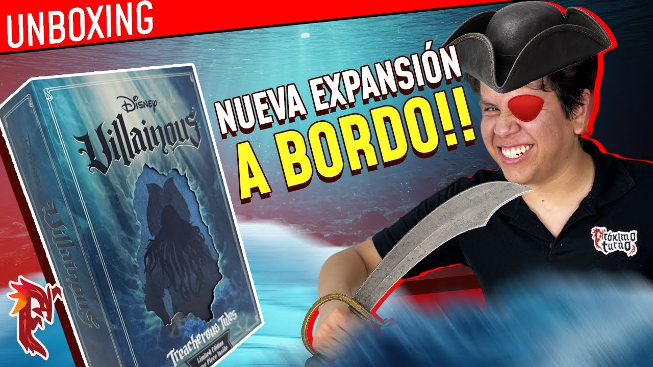 🌊 NUEVA expansión de Disney Villainous 🏴‍☠️ | Treacherous Tides (Target ...