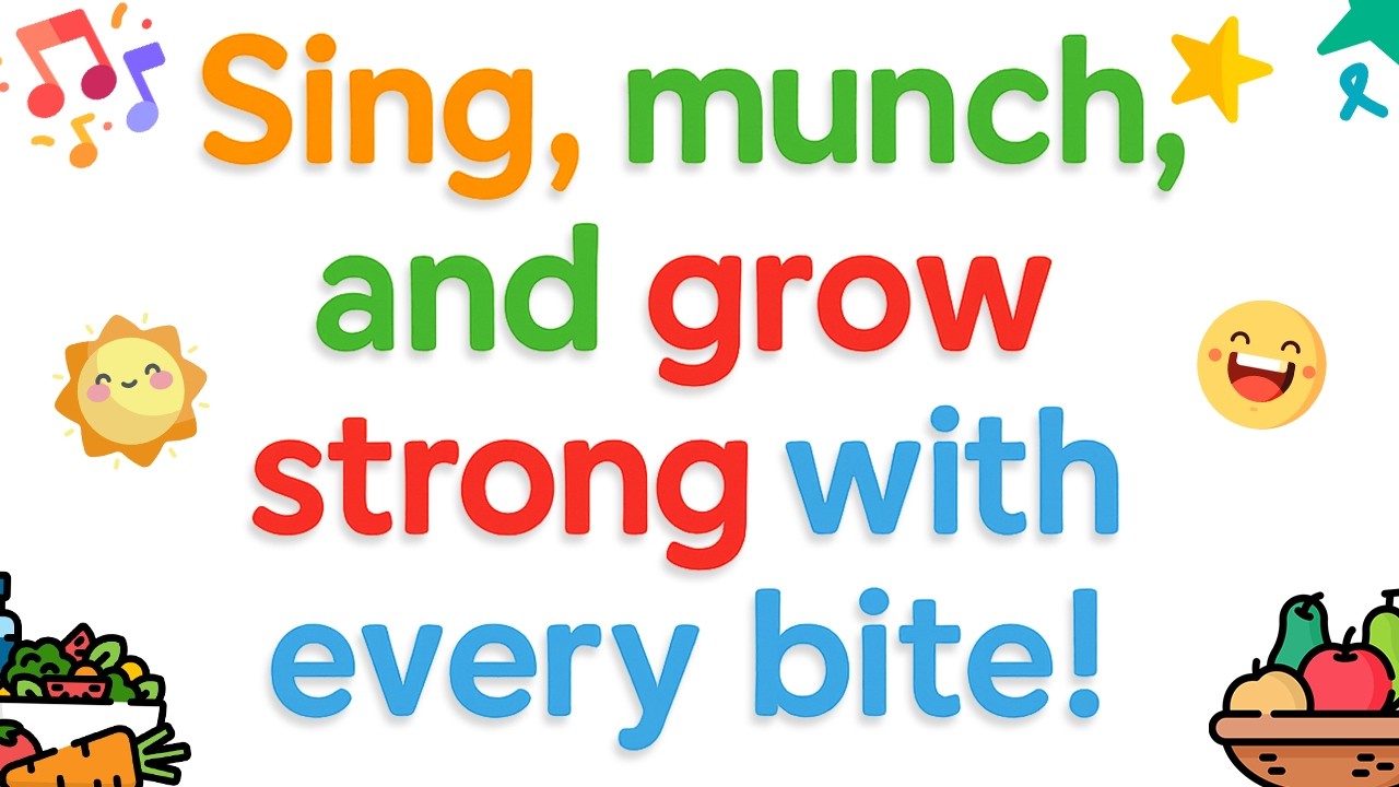 Yummy and Healthy – Food Song for Kids About Fruits & Vegetables ...