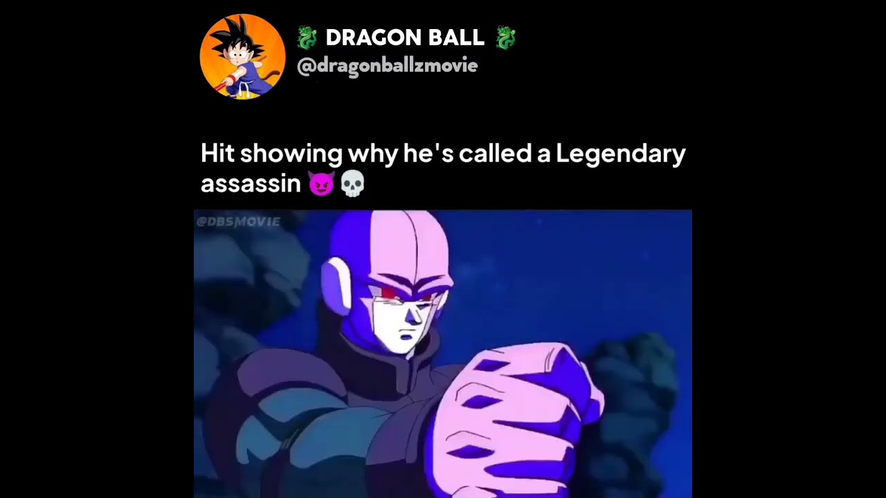 Hit the Legendary Assassin #dbz #dbs #shorts #goku #hit #gokuvshit # ...