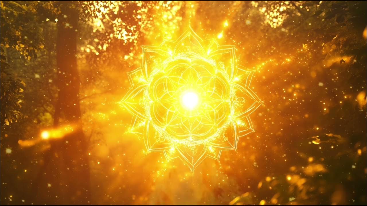Solar Plexus Chakra Meditation Music l 528 Hz Solfeggio Frequency l Inner Strength & Confidence ...