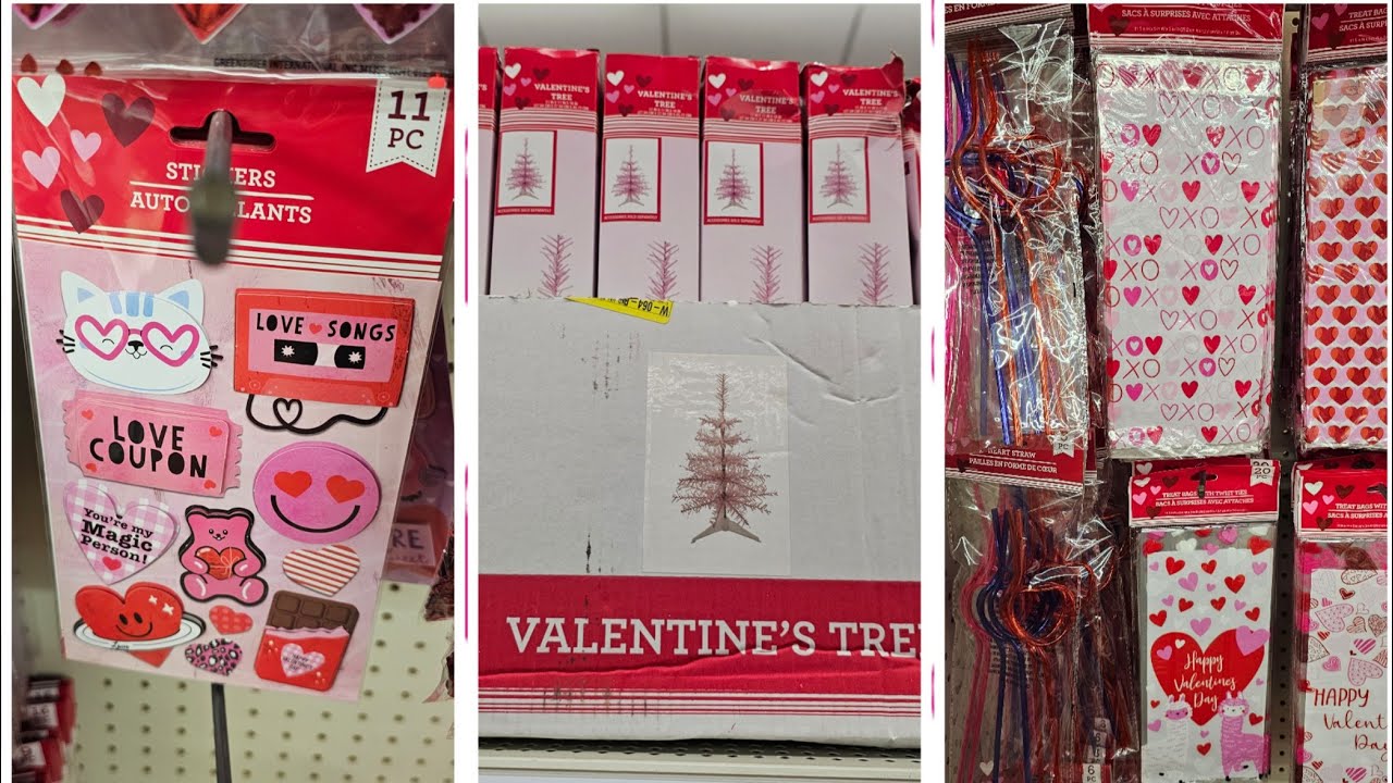 #dollartree Valentines walk through at Dollar Tree part 1 - YouTube