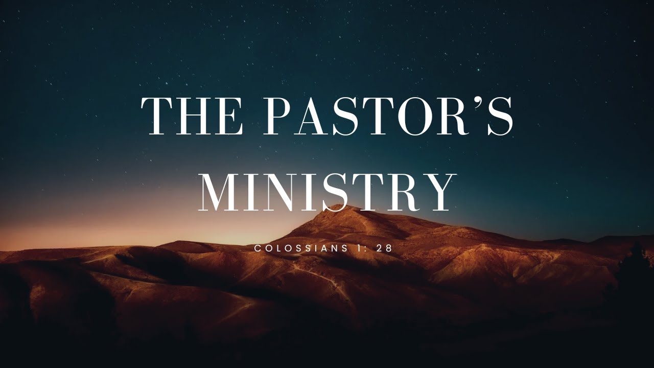 (SUNDAY SERMON) - THE PASTOR'S MINISTRY [Ptr. Jhon Torres] - YouTube