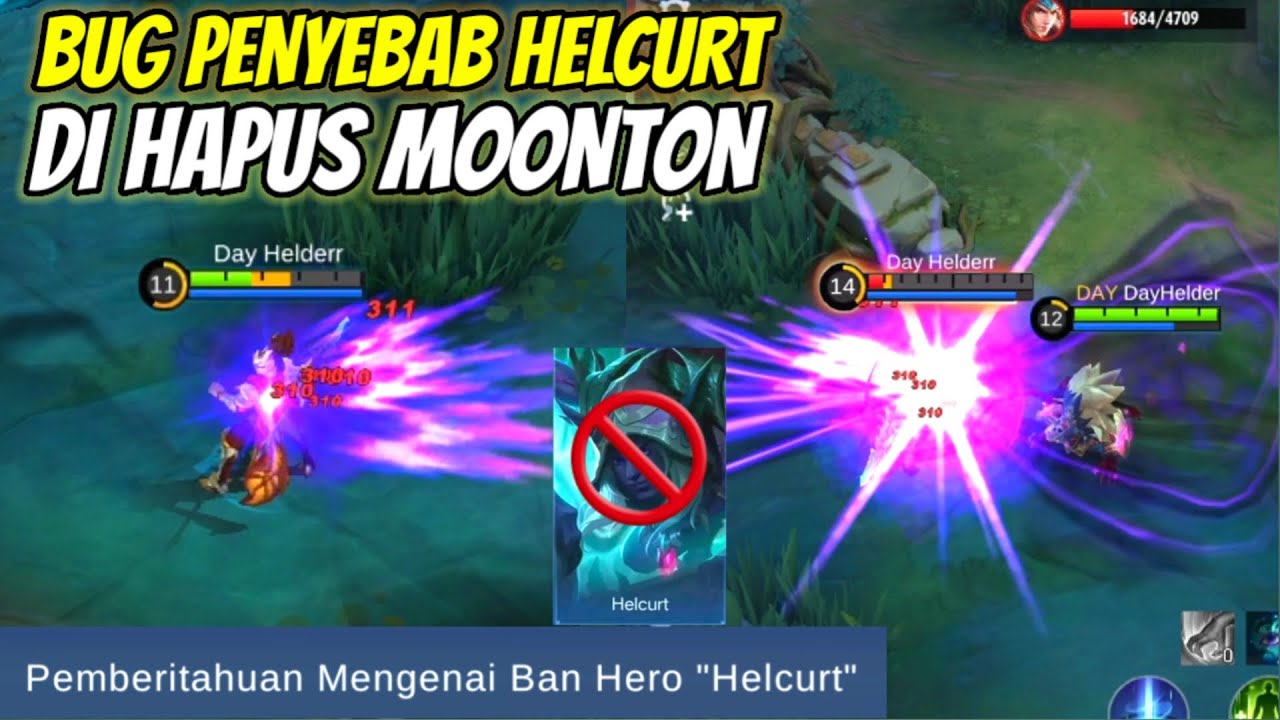 BUG PENYEBAB HERO HELCURT DI HAPUS/DI BAN DARI MLBB ! SINI GW TUNJUKIN ...