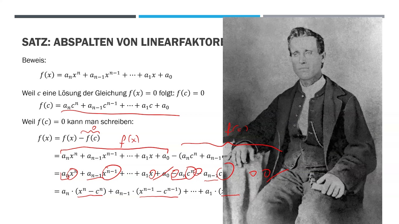 Gleichungen höheren Grades (Teil 5) - Abspalten von Linearfaktoren ...