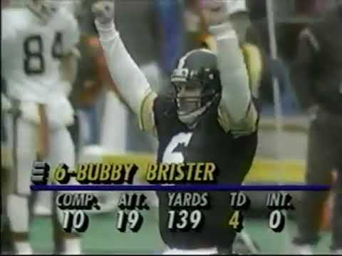 Browns vs Steelers 1990 Week 16 - YouTube