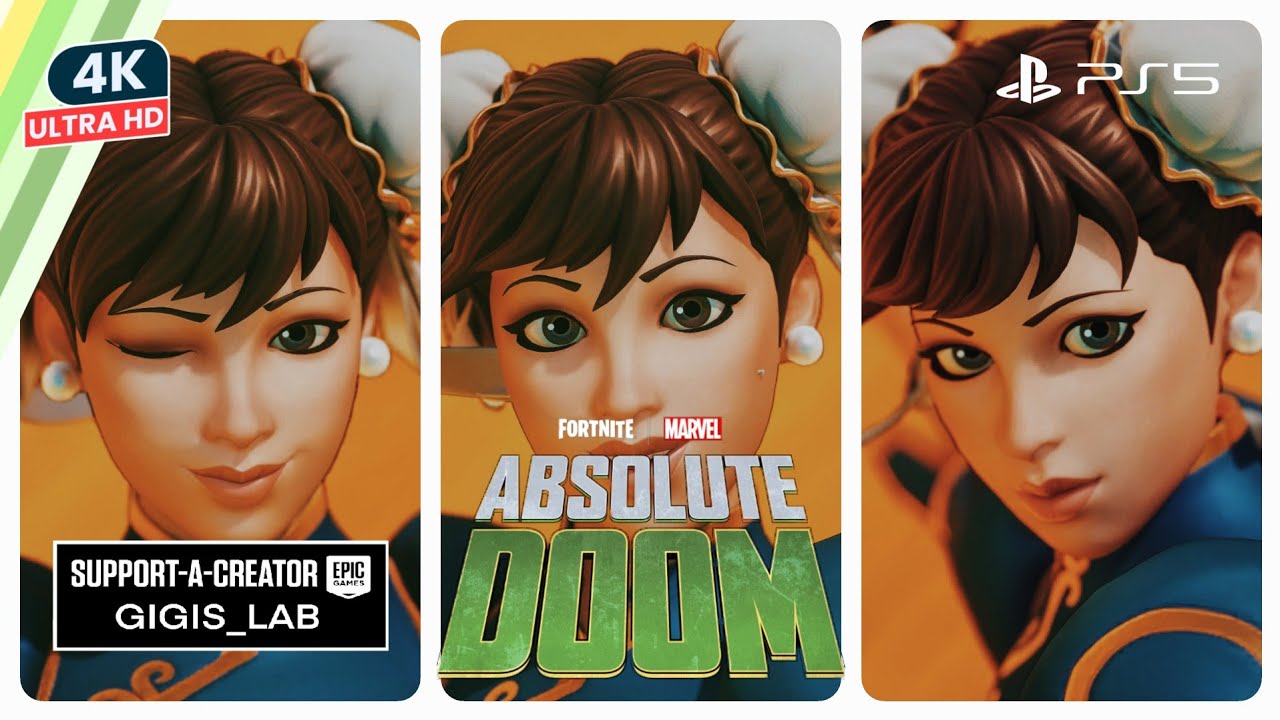 FORTNITE Zero Build Chapter 5 Season 4 CHUN-LI Skin Showcase PS5 ...