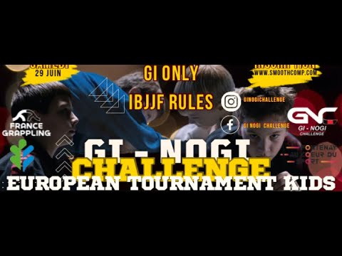 TAPIS A - GI NOGI CHALLENGE - EUROPEAN KIDS GI TOURNAMENT - YouTube