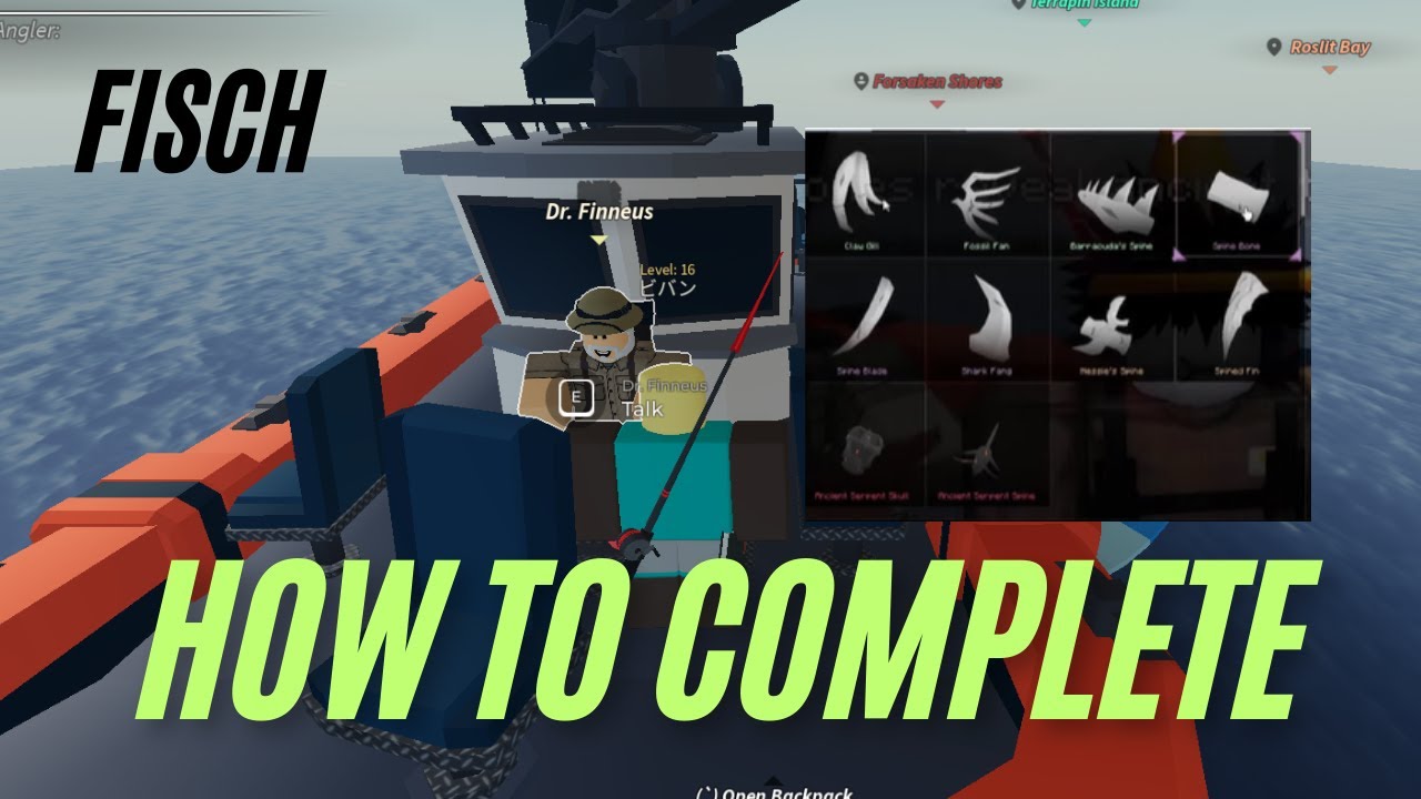 How to Complete Archeological Bestiary in Fisch Roblox (Fisch ...