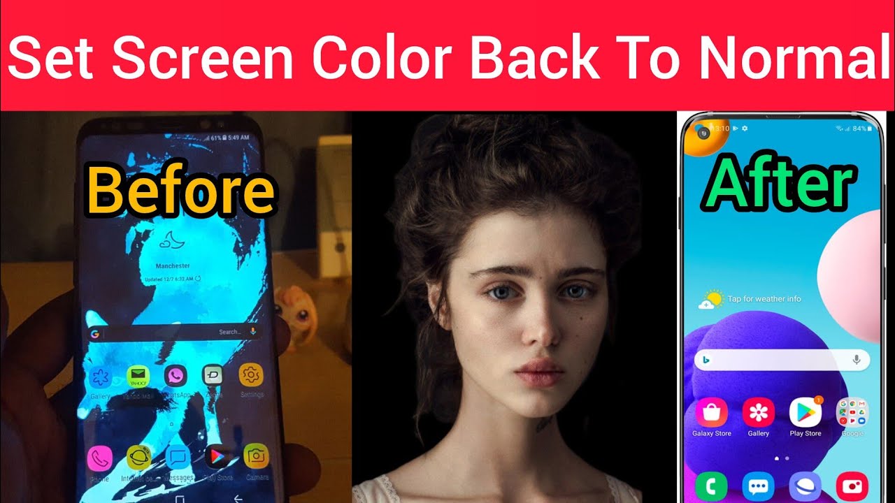 How To Change Display Colour In Samsung Galaxy || How To Set Screen ...