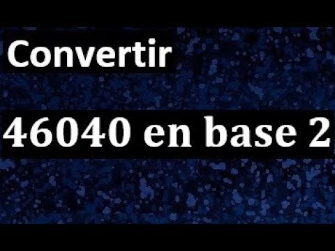 Convertir a base 2 - de base 10 a base 2 - de base 10 a base 2 - pasar ...