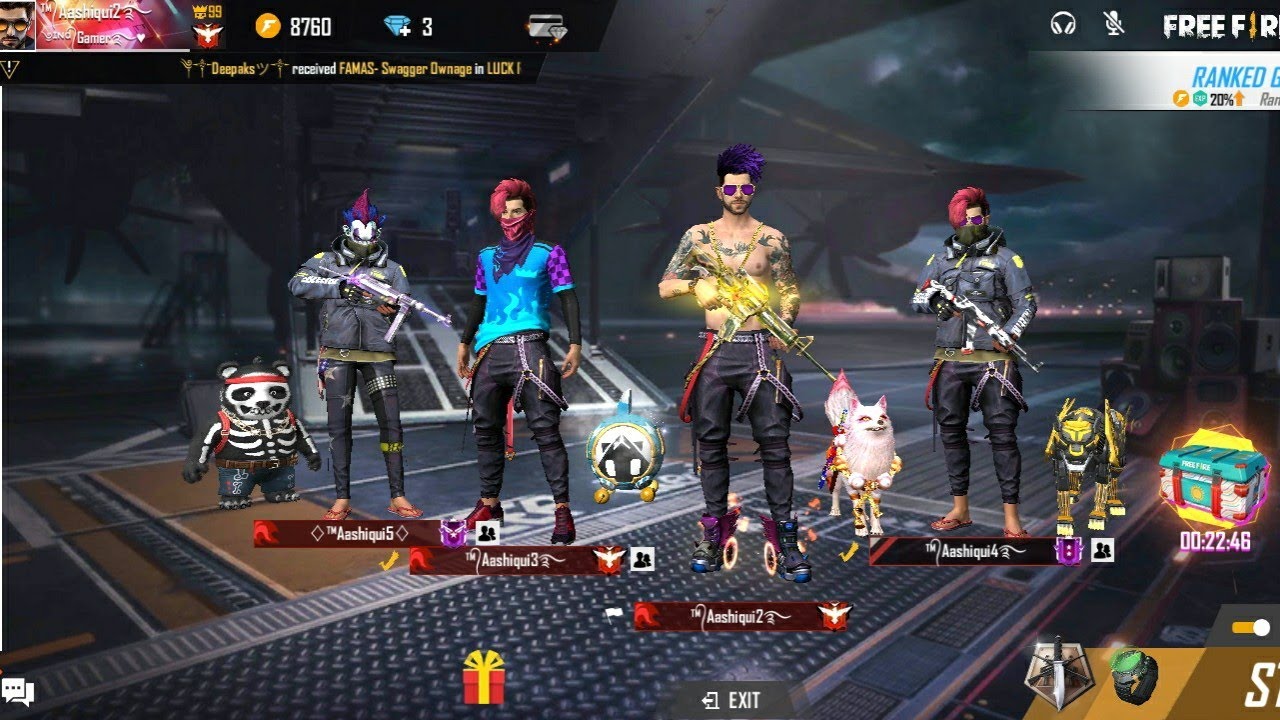 Custom room free fire - YouTube