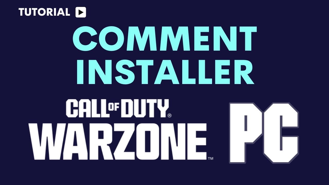 Comment installer Warzone sur PC Warzone 2 inclus - YouTube