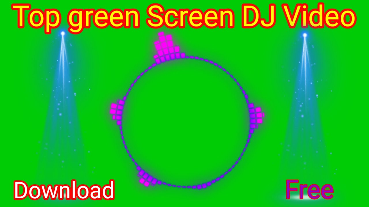 Aigk iQ | green Screen DJ light Top Video New #djgreenscreen - YouTube