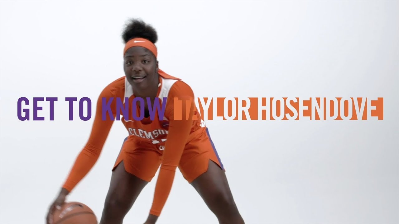 Clemson Women's Basketball || Get To Know...Taylor Hosendove - YouTube