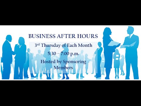 Business After-Hours Networking Events - YouTube