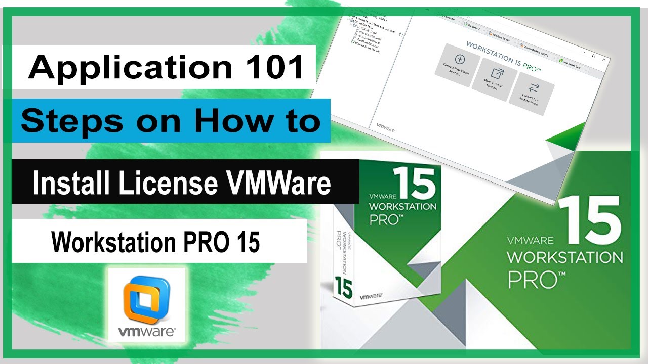How to Install License VMWare Workstation PRO 15 - YouTube