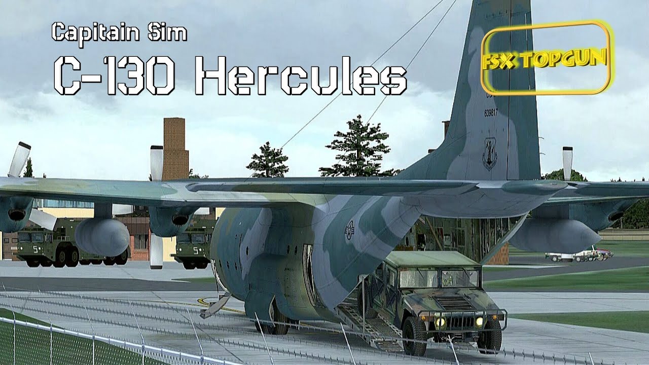 FSX C-130 Hercules (Lockheed) - USAF turboprop military transport ...