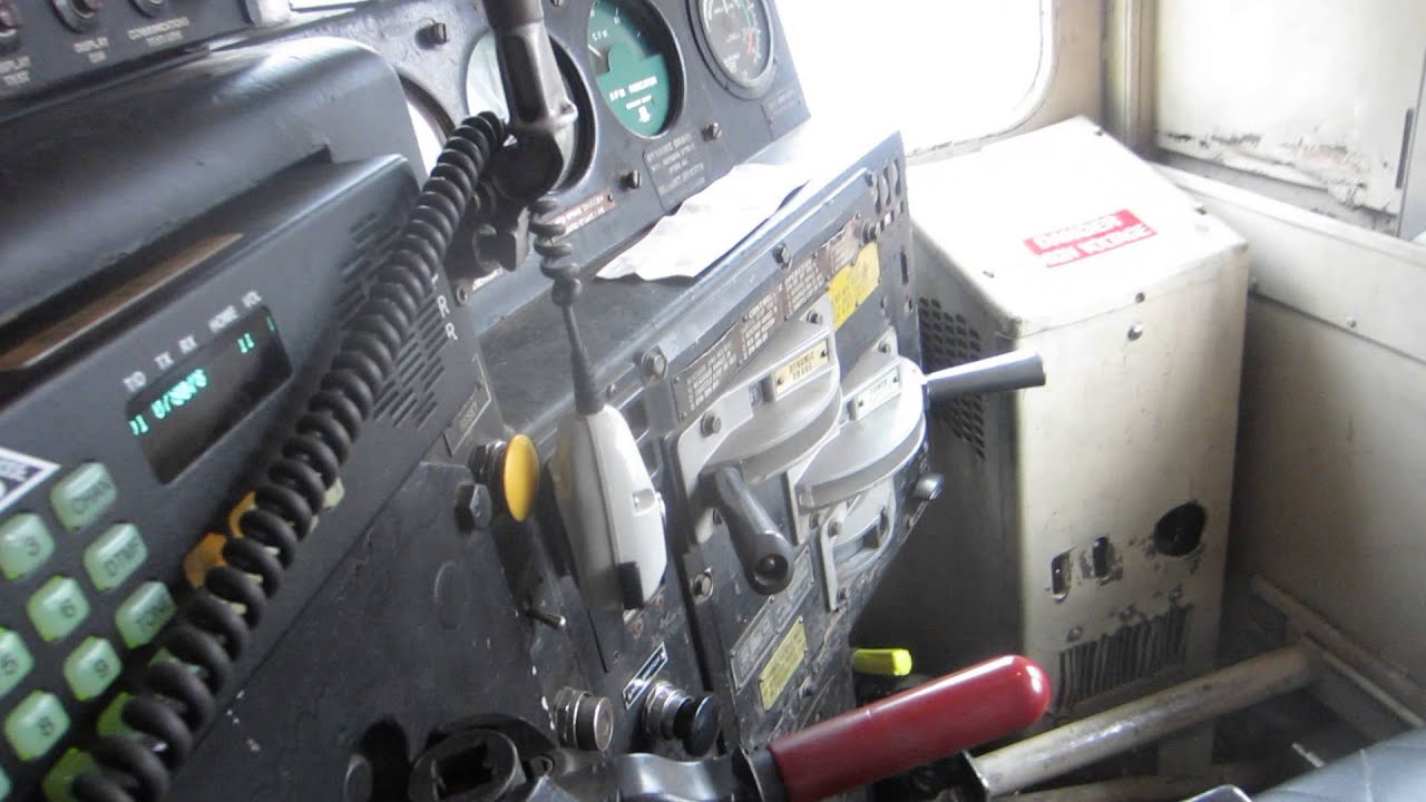 (HD)*Must See* Cab of UP GP60 #1024 - YouTube