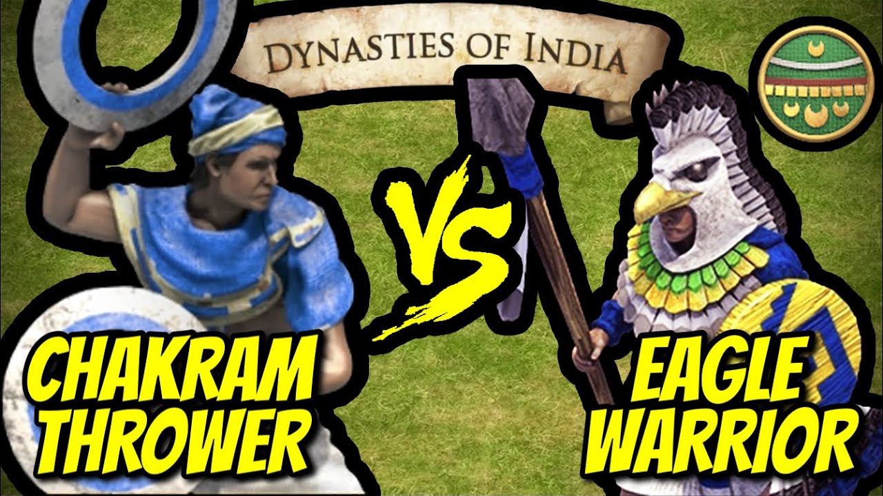 200 ELITE CHAKRAM THROWERS vs 200 ELITE EAGLE WARRIORS (Aztecs) | AoE ...