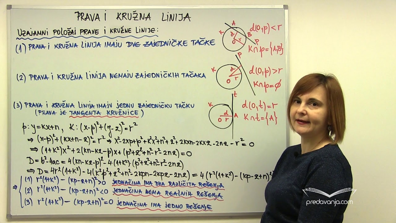 Prava i kružna linija - Matematika III - YouTube