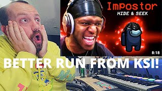 REACTING To KSI Hide And Seek In AMONG US. Chords - Chordify