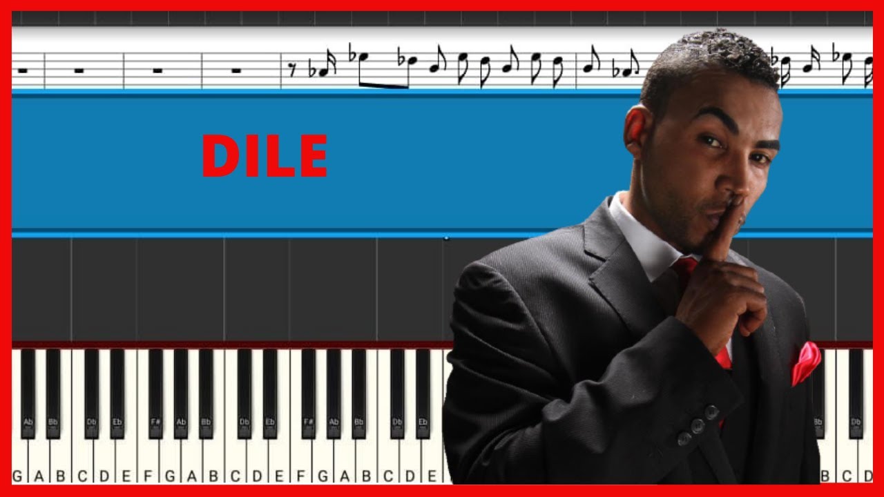 Don Omar - Dile | Piano Tutorial | Midi - YouTube