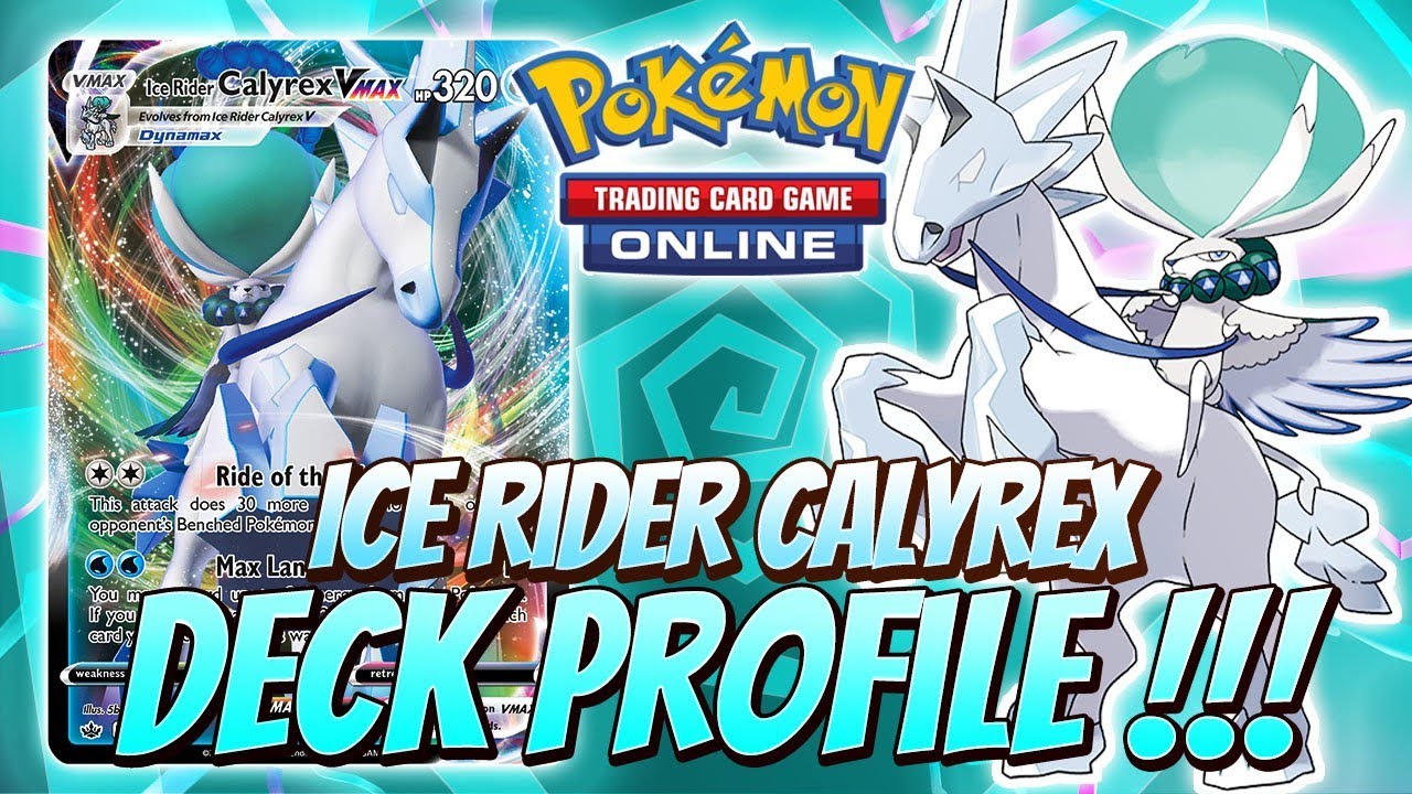 250 DAMAGE SETIAP TURN !! DECK TERBARU ICE RIDER CALYREX VMAX !! PTCGO ...