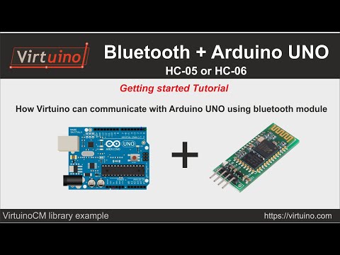 Virtuino - Bluetooth + Arduino UNO getting started tutorial ( HC-05 or HC-06 )
