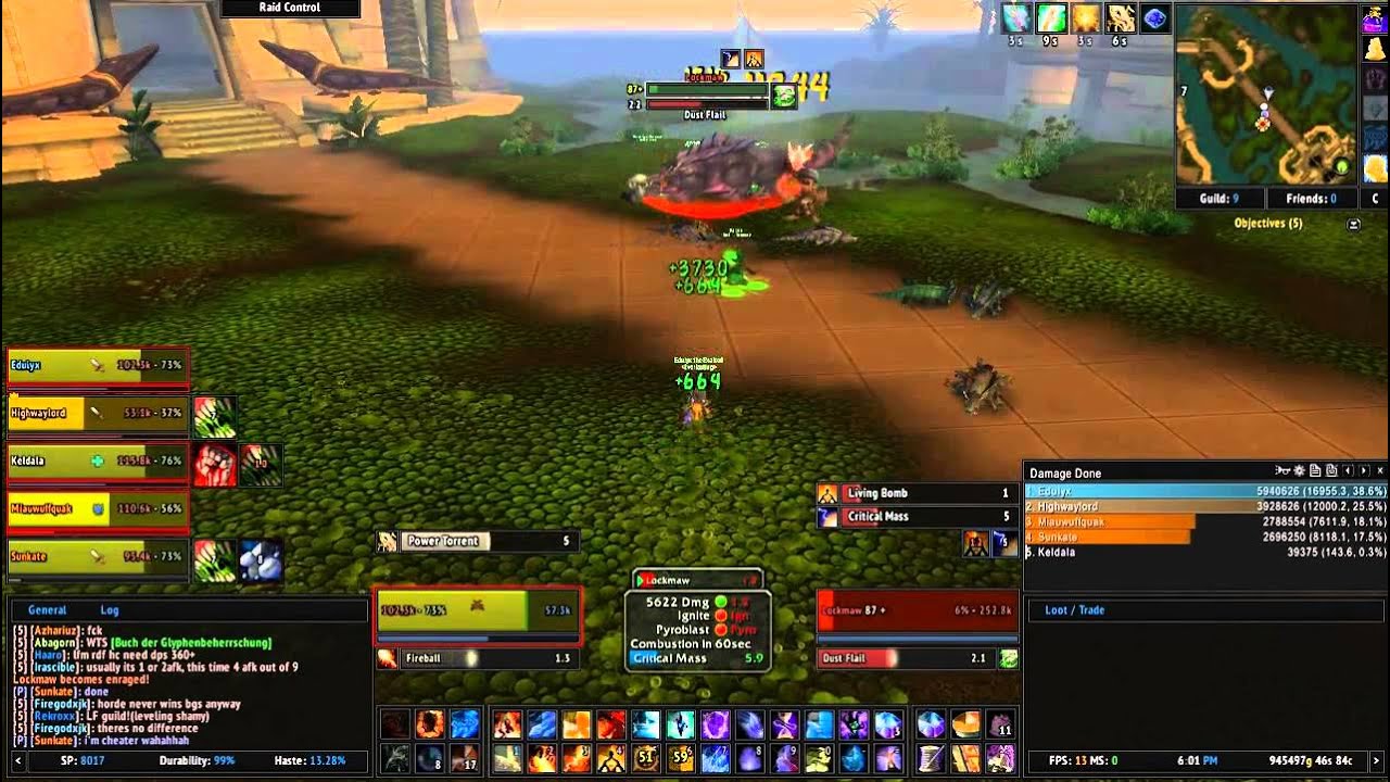 Lockmaw & Augh HC - Molten WoW - YouTube