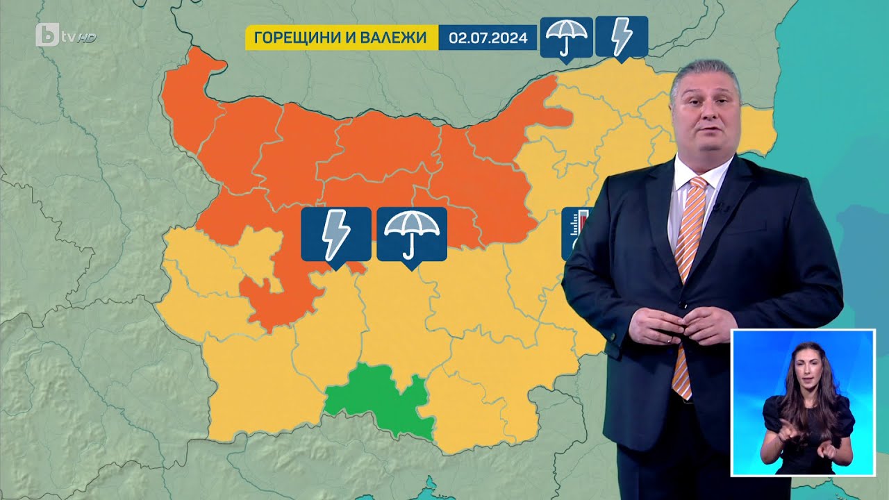 BTV Времето (02.07.2024 г. – централна емисия) | БТВ - YouTube