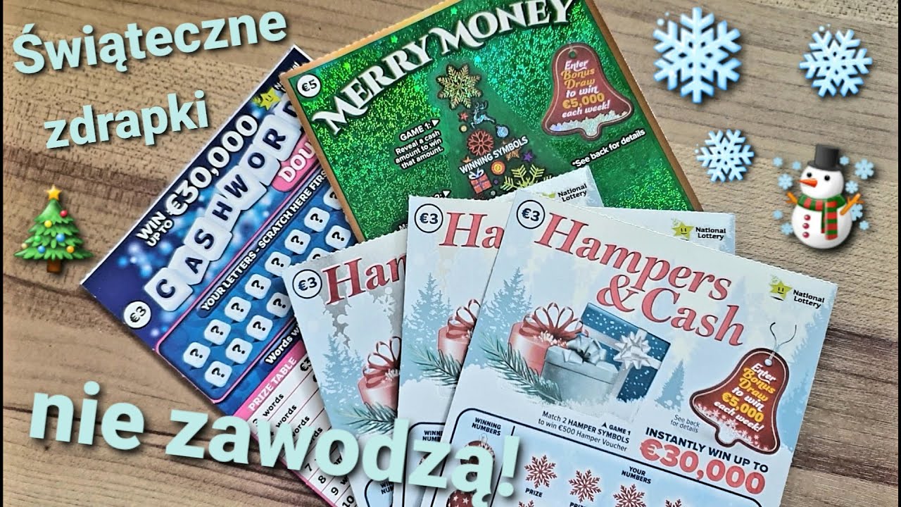 ŚWIĄTECZNE ZDRAPKI Nie Zawodzą!🎄 IRISH SCRATCH CARDS - YouTube