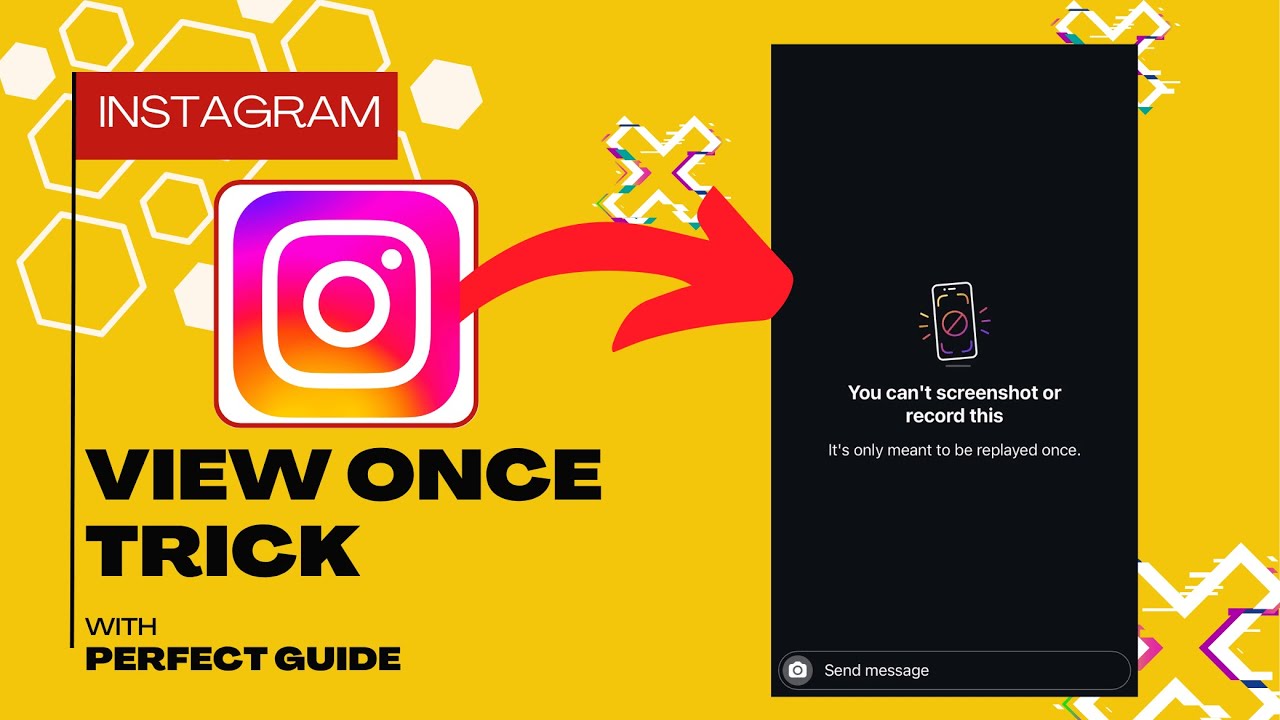 How to Screenshot View Once on Instagram (Easy Way) - YouTube