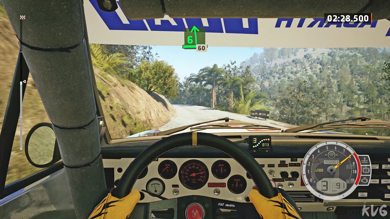 EA Sports WRC - Fiat 131 Abarth Rally 1976 - Cockpit View Gameplay (PC ...