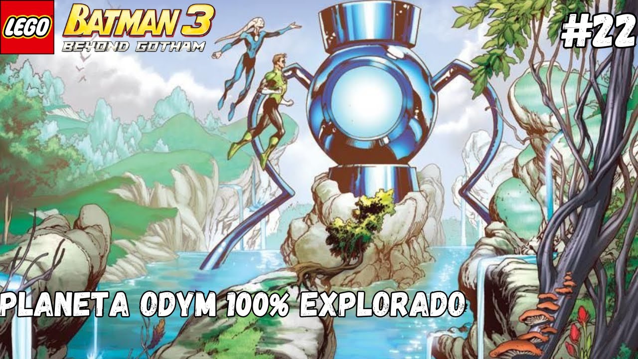 LEGO BATMAN 3 #22 ODYM,O PLANETA DA TROPA DOS LANTERNAS AZUIS 100% ...