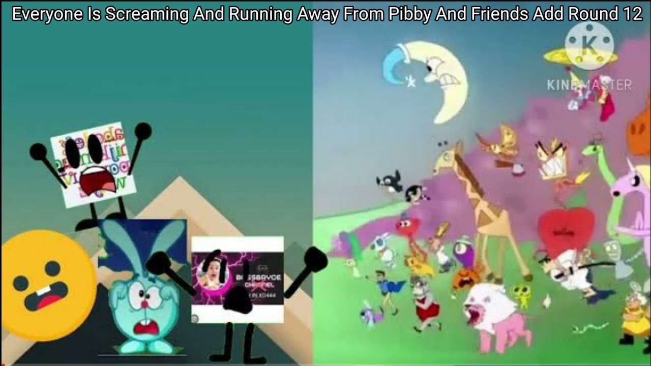 Everyone Is Screaming And Running Away From Pibby And Friends Add Round ...
