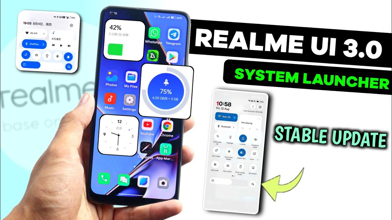 Realme UI 3.0 System Launcher New Update | New UI Changes & Features ...