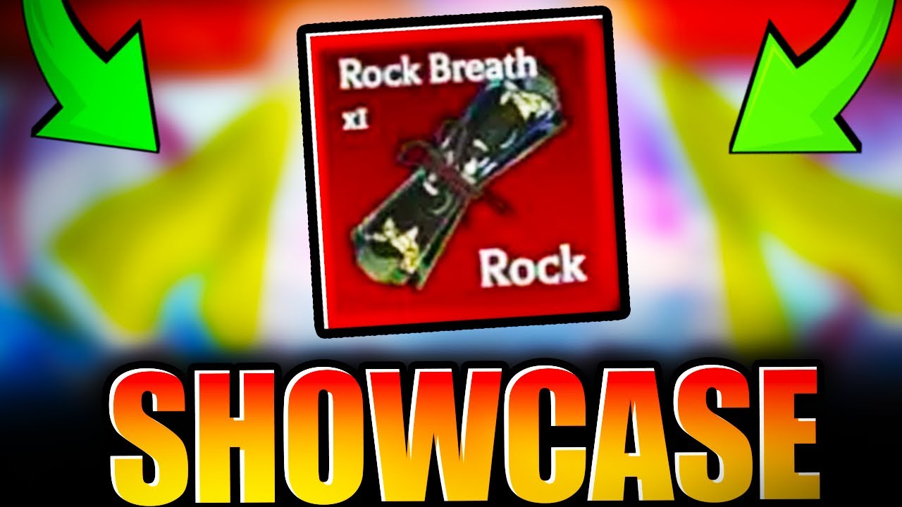 DEMON BLADE [MYTHICAL] ROCK BREATHING REWORK SHOWCASE | ROBLOX - YouTube