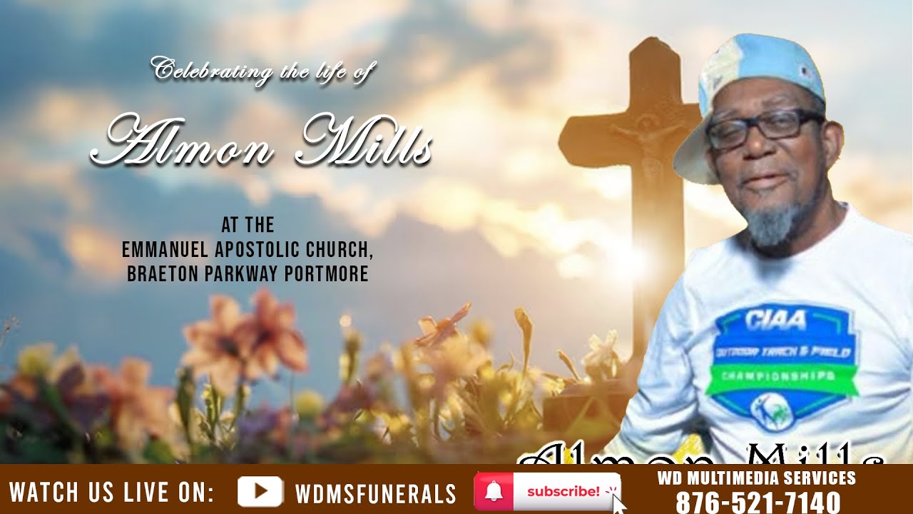 Almon Mills Funeral Service - YouTube